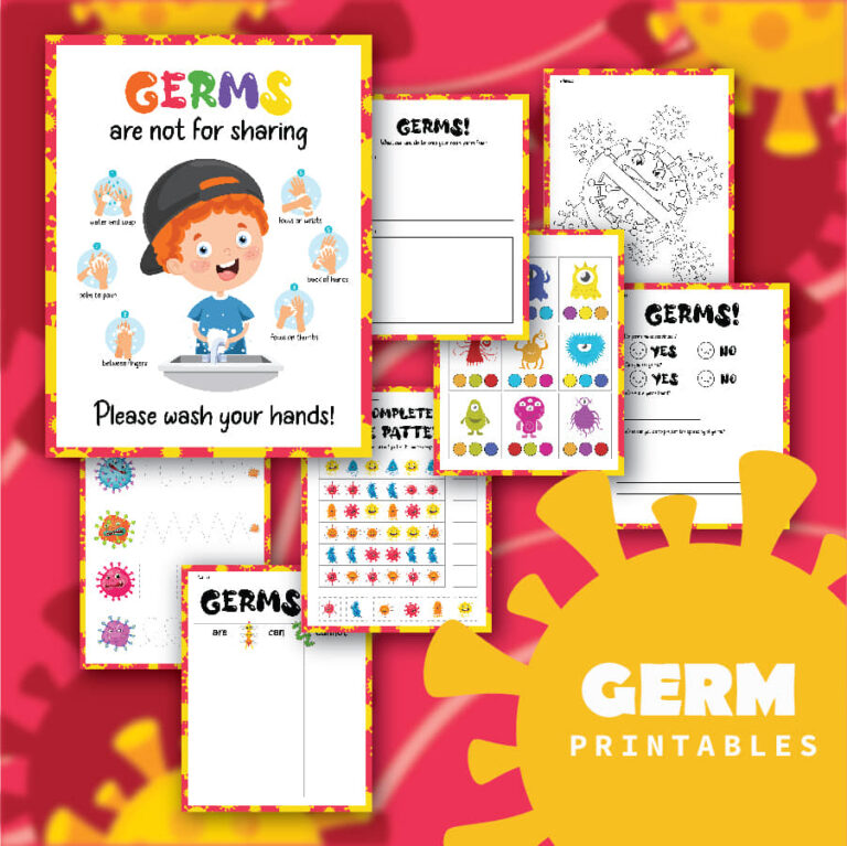 Germ Activity for Kids | Free Printable | Science with Ayan